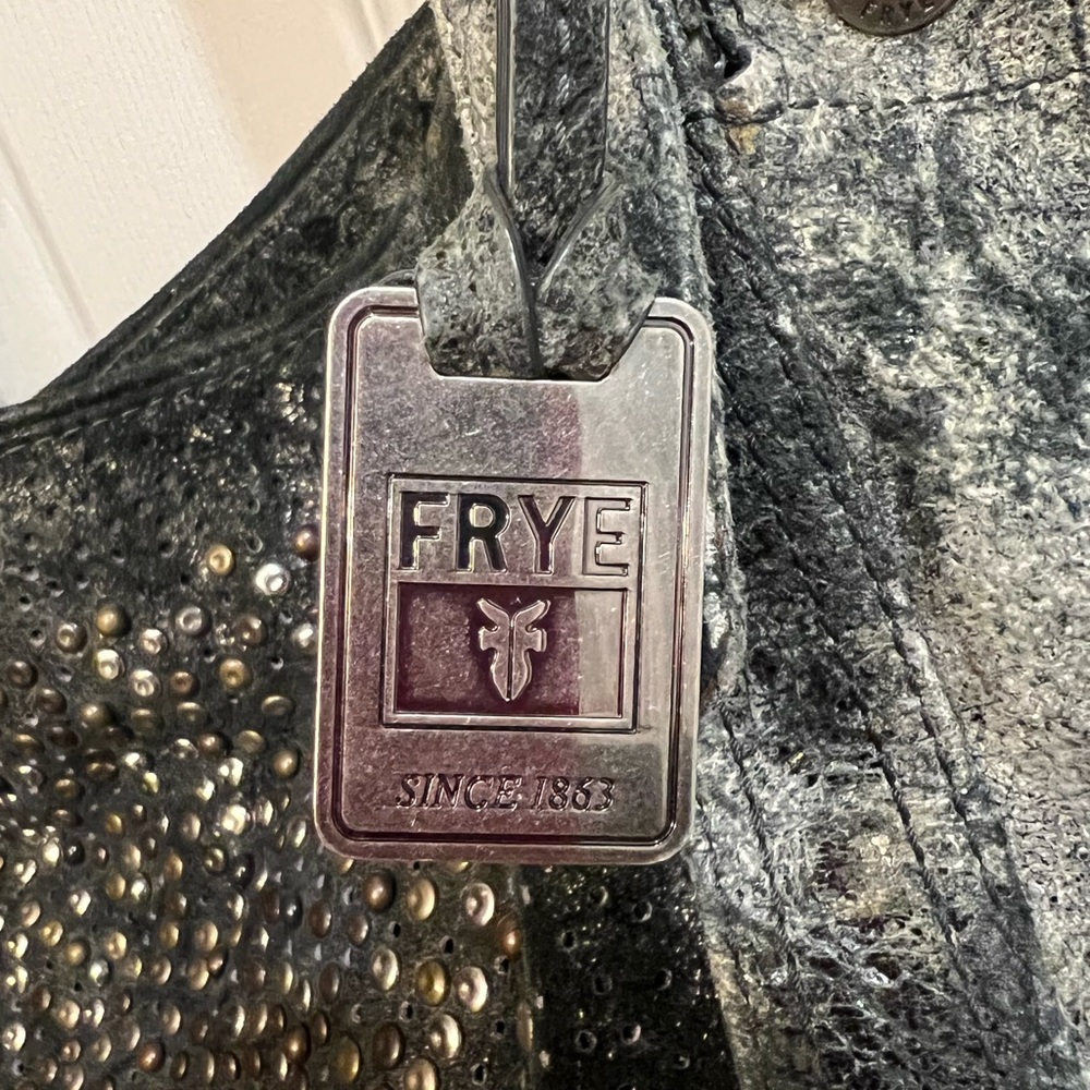 Rare Frye Deborah Studded Shoulder Bag - Gem